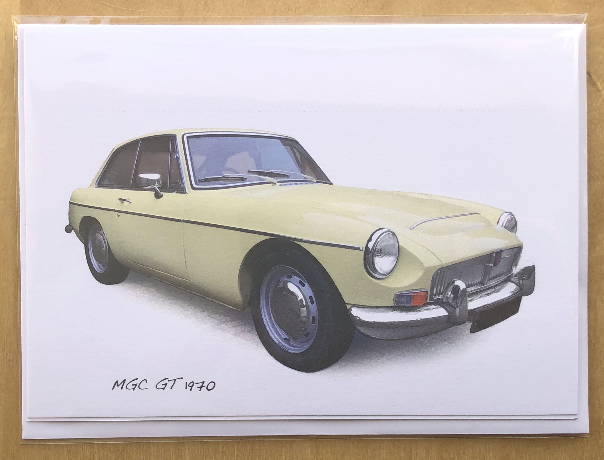 MGC GT 1970 5 X 7in Happy Birthday, Happy Anniversary, Happy Retirement ...