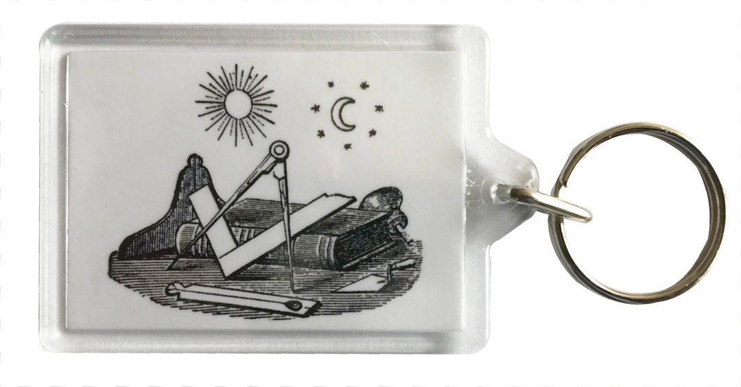 Landmarks of the Order (2) - Masonic Keyring With 50 X 35mm Insert ...