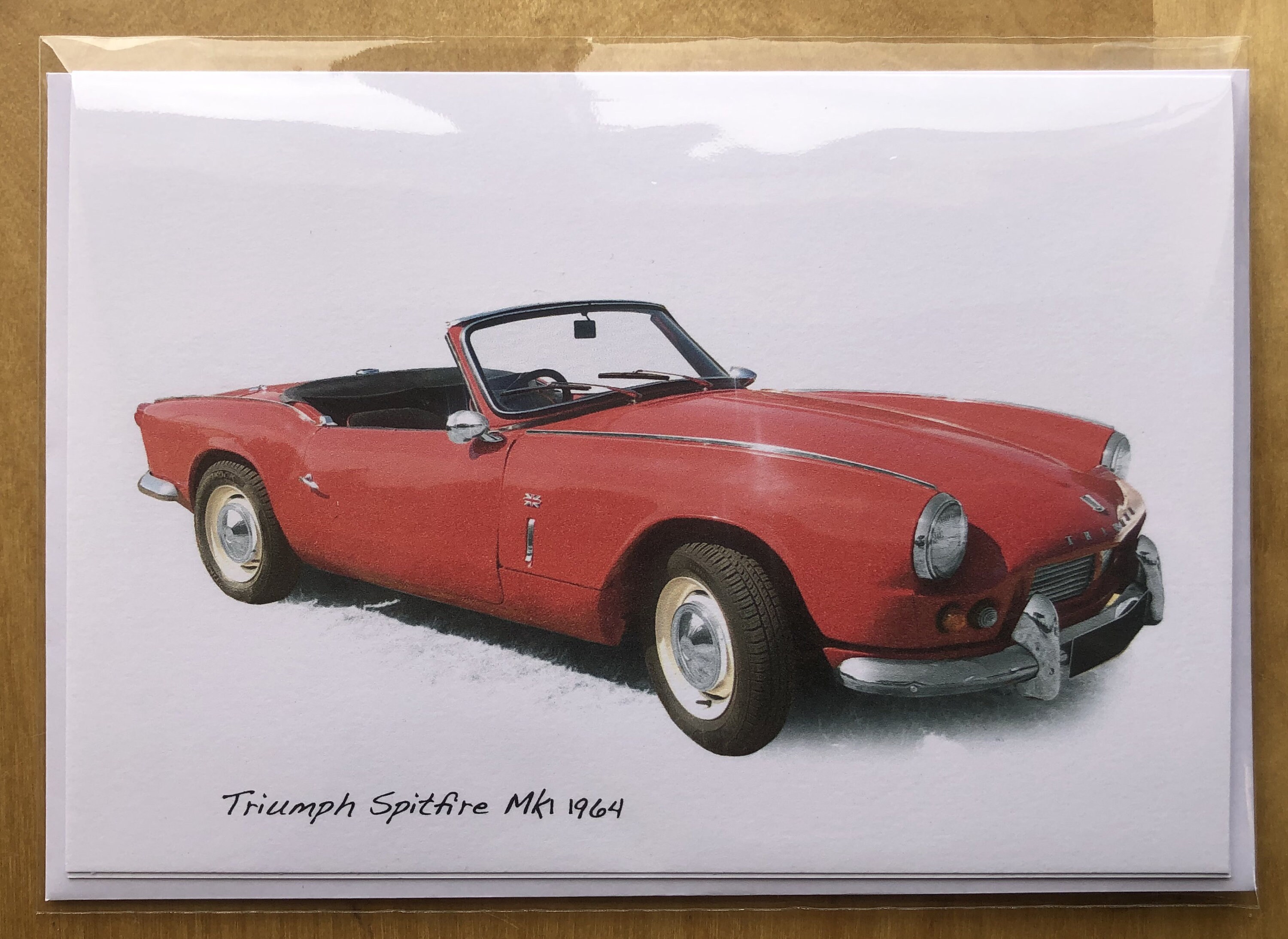 Triumph Spitfire Mk1 1964 - 5 X 7in Happy Birthday, Happy Anniversary ...