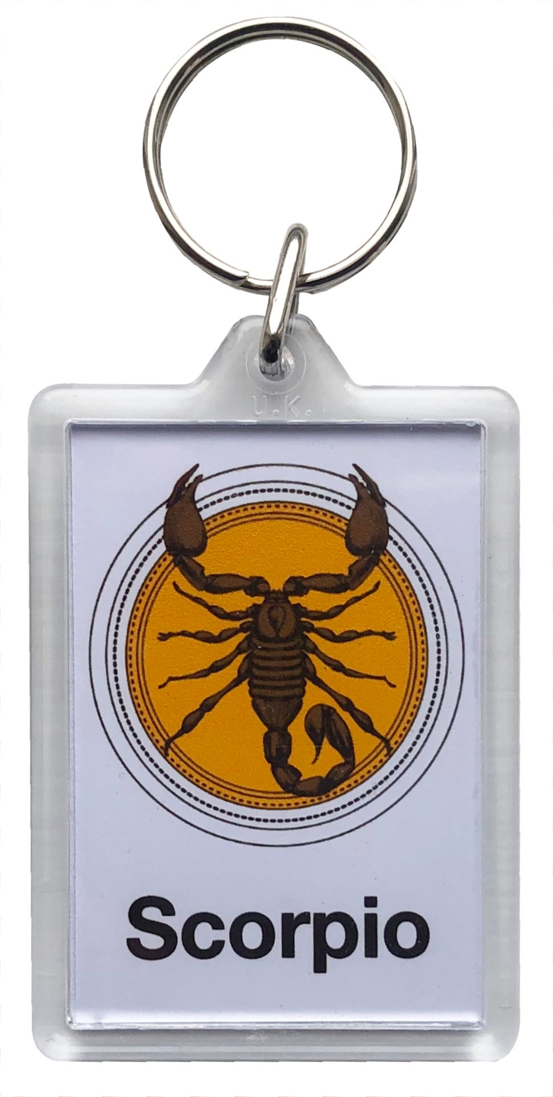 Scorpio Keyring With 50x35mm Insert - the Scorpion (24th October - 22nd ...