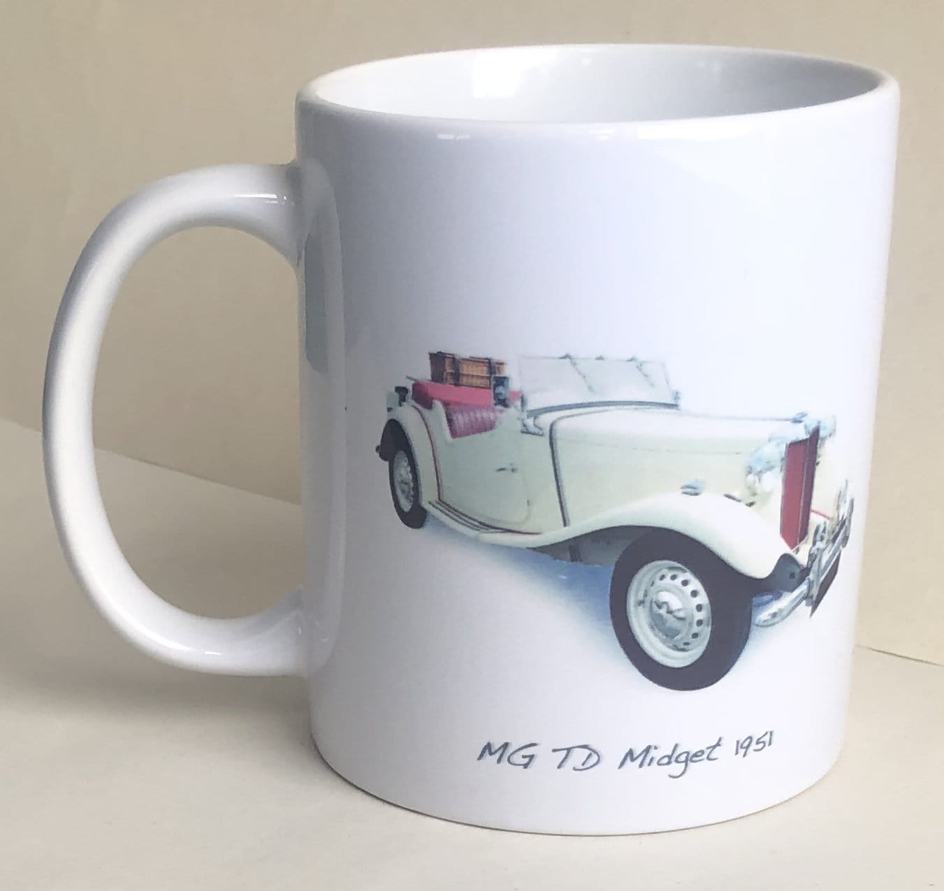 MG TD Midget 1951 - 11oz Ceramic Mug - Single or Set of Four (4) - Gift ...