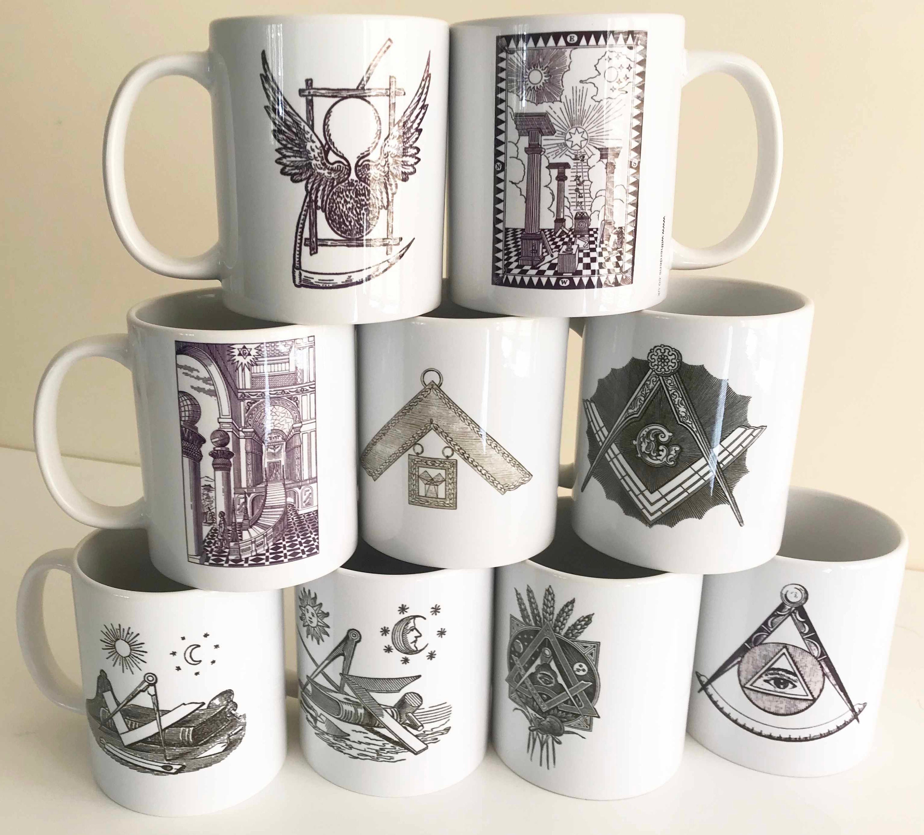 Masonic Coffee Mug - Landmarks of the Order (1) - Ideal Present or ...