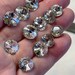 12 Crystal Drop Buttons - Etsy