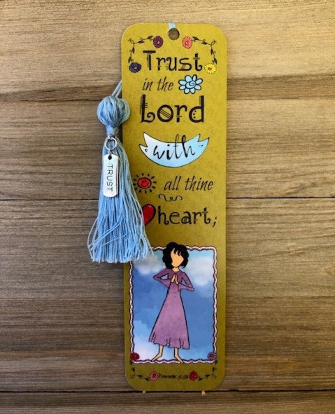 Bible Verse Bookmark - Proverbs 3:5a KJV "trust in the Lord" – With ...