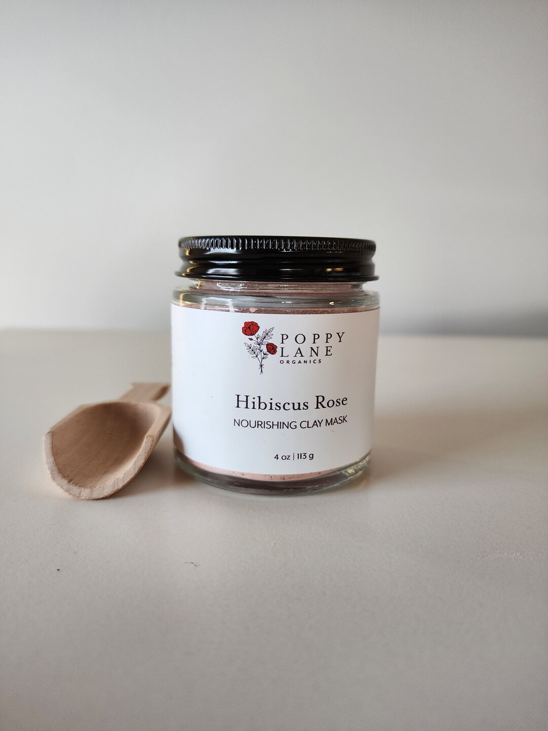 Hibiscus Rose Gentle Clay Mask | Organic | Dry Mask | Rose Mask | Vegan ...