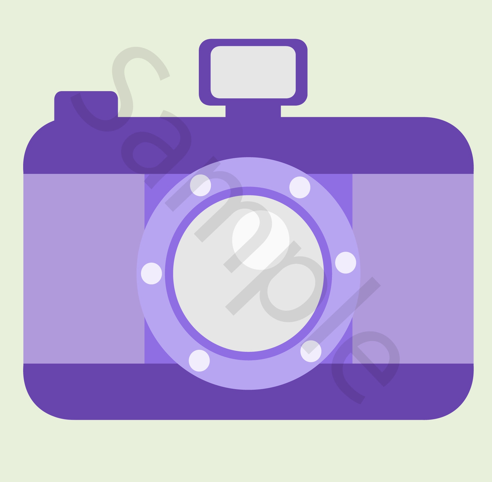 Rainbow Colour Cameras Clip-art Set in a PNG Format. Personal & Small ...