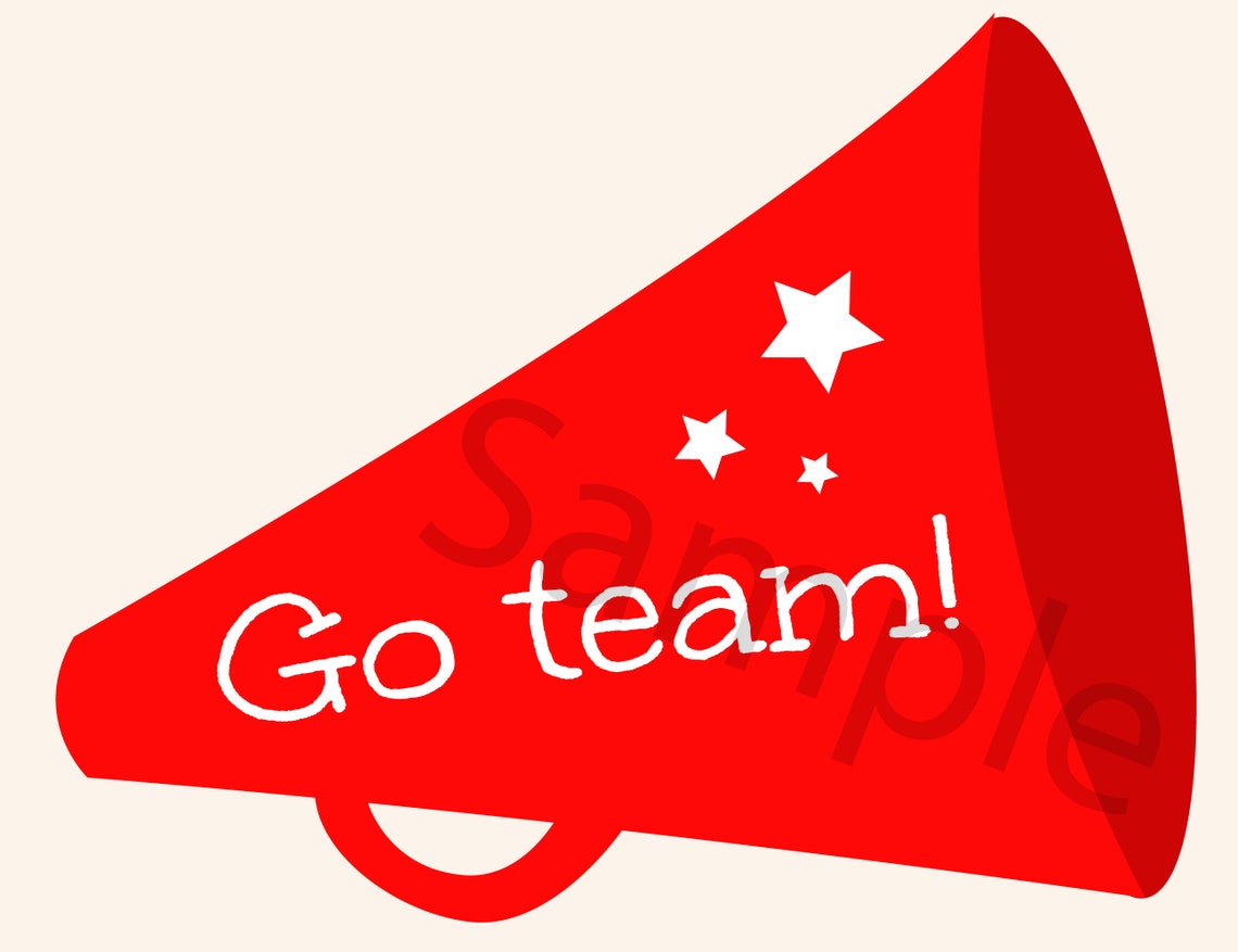 Red and White Cheerleader Clip-art Set in a PNG 300ppi Format. Personal ...
