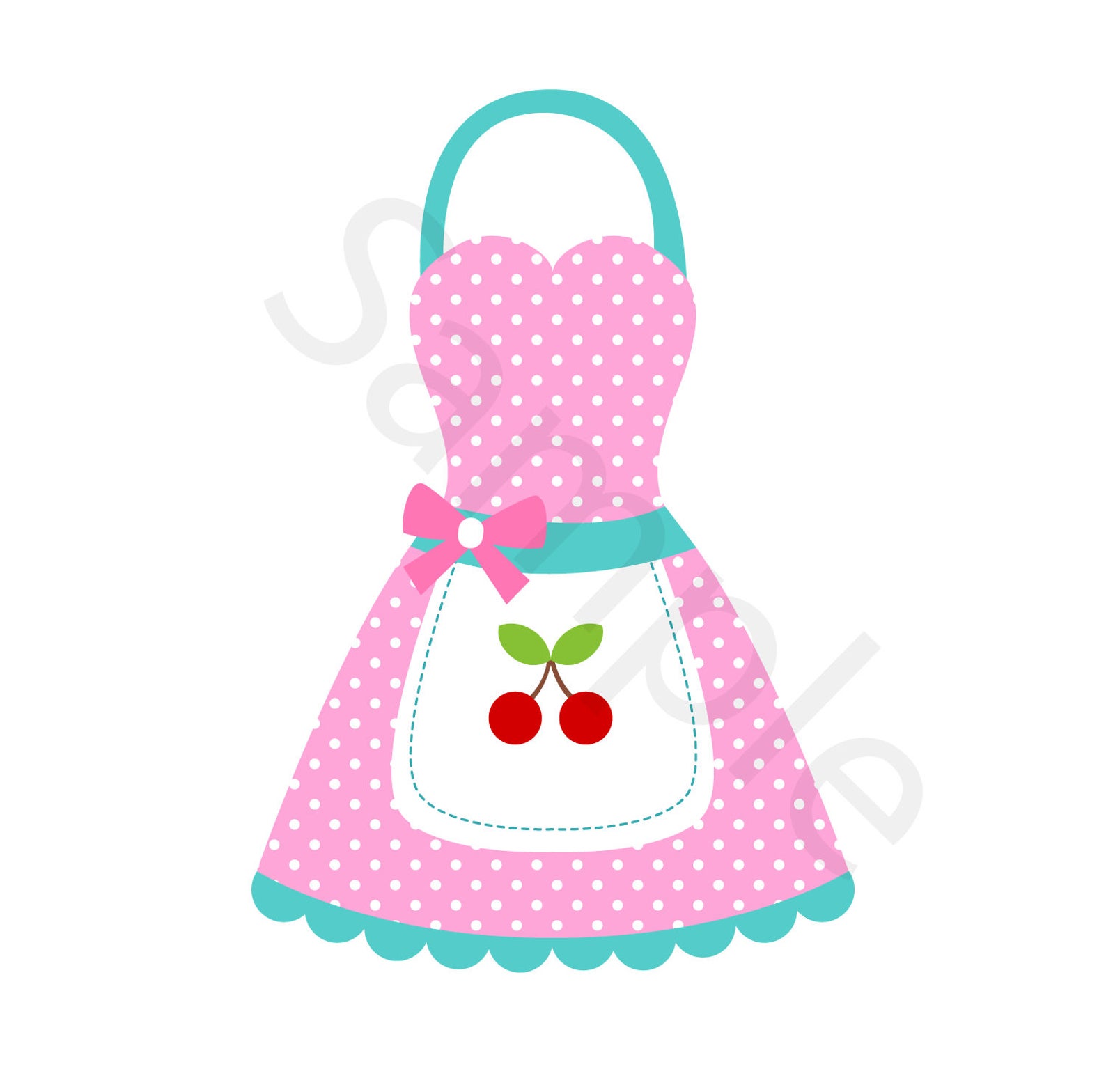 Colorful Kitchen Aprons Clip-art Set in a PNG Format. Personal - Etsy