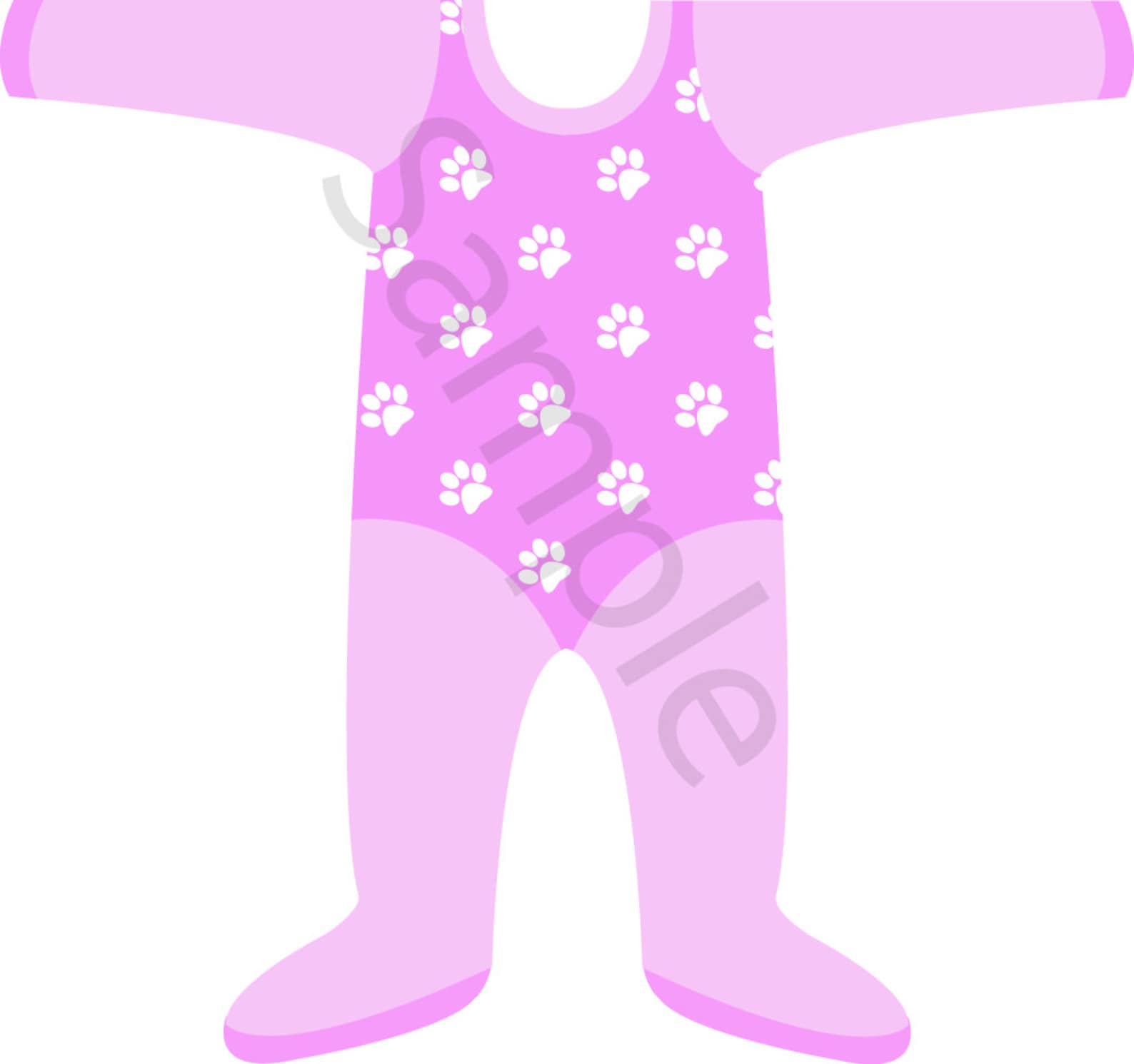 Baby-grow Clip-art Set various Colors in High Quality PNG - Etsy Canada