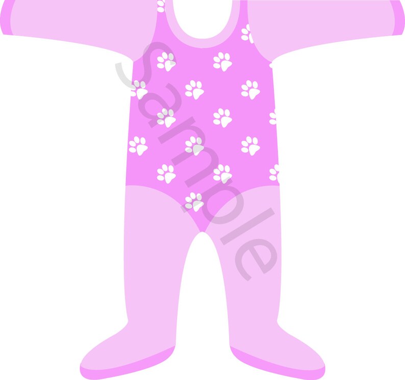 Baby-grow Clip-art Set various Colors in High Quality PNG - Etsy Canada