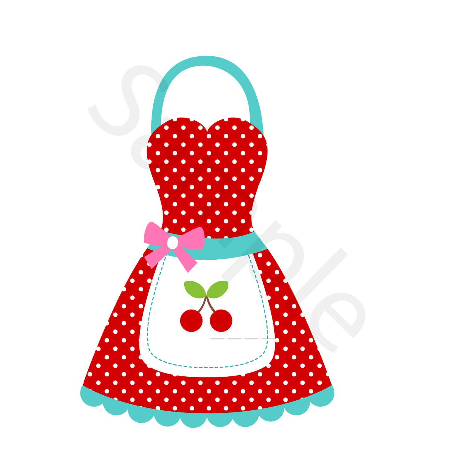 Colorful Kitchen Aprons Clip-art Set in a PNG Format. Personal - Etsy