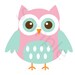 Colorful Rainbow Cute Owls Clipart Set in a PNG Format. - Etsy
