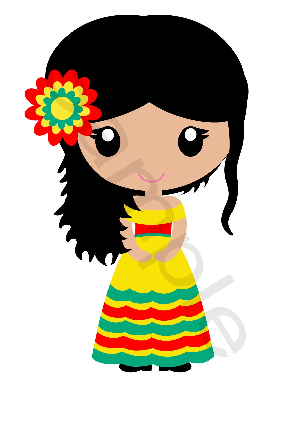 Countries of the World Mexico Clip-art Set in a PNG 300ppi Format ...