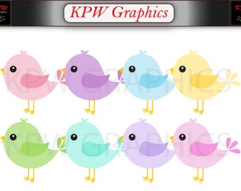 Spring Birds Clipart Set clip art set of birds branches