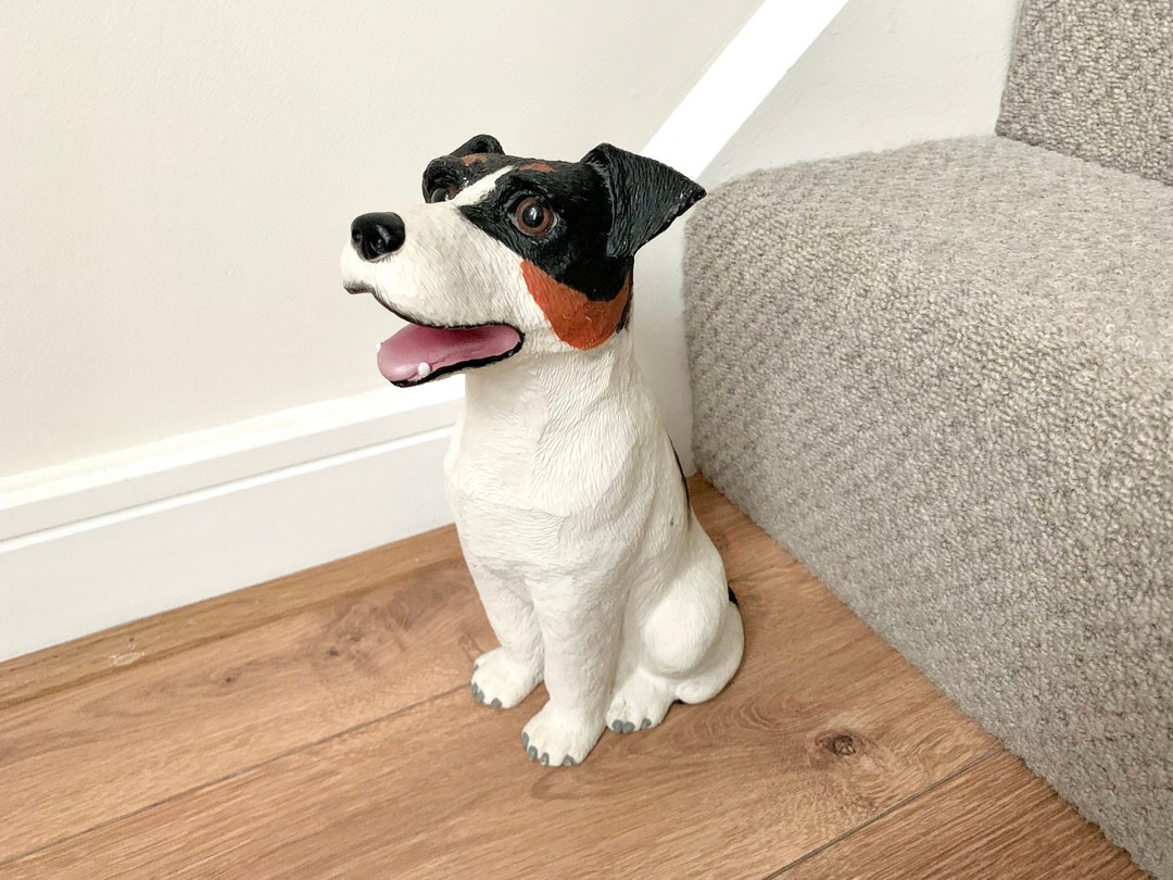 Vintage Dog Door Stop, Mid Century Jack Russell Door Stop, Retro ...
