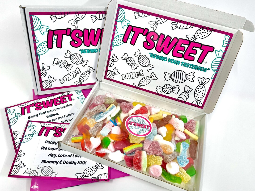 Personalised Sweet Box for Birthdays - Retro Candy Pick N Mix Gift - Etsy
