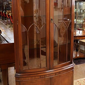 English Bevan Funnell Reprodux Mahogany Chippendale Corner Cabinet - Etsy