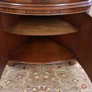 English Bevan Funnell Reprodux Mahogany Chippendale Corner Cabinet - Etsy