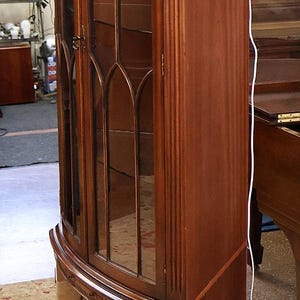 English Bevan Funnell Reprodux Mahogany Chippendale Corner Cabinet - Etsy