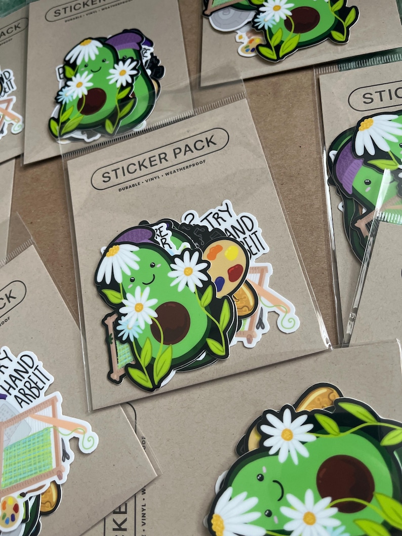 Limited Edition Artacado Sticker Pack - Etsy