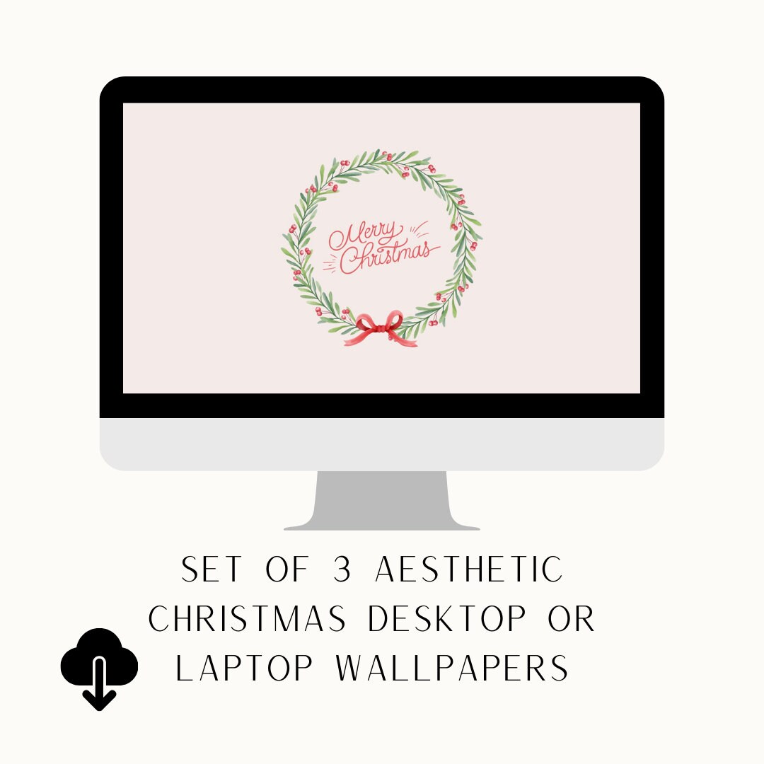Cute Christmas Desktop Wallpaper, Pink Christmas Wallpaper Laptop, Boho ...