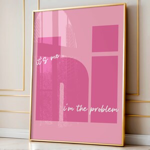 Anti-hero Taylor Swift I'm the Problem Poster Song Lyric, Taylor ...