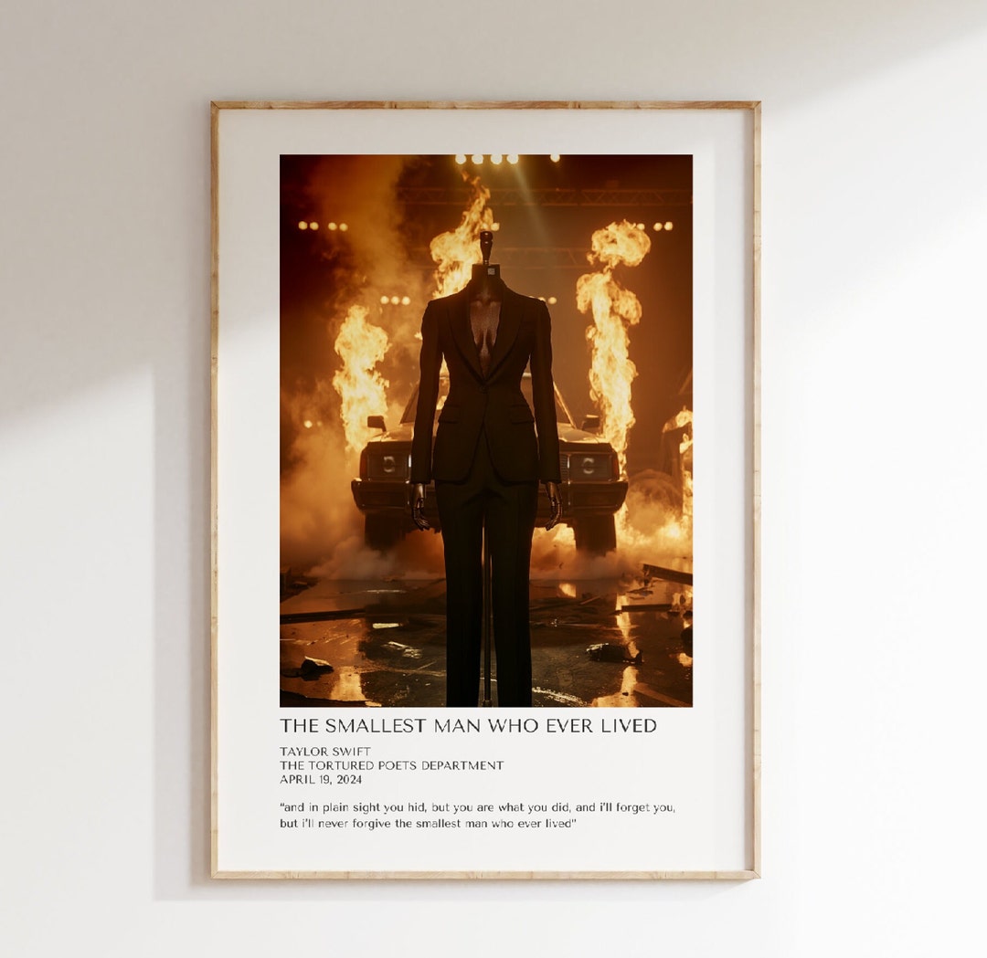 The Smallest Man Who Ever Lived, Swift Wall Art, Digital Wall Print ...