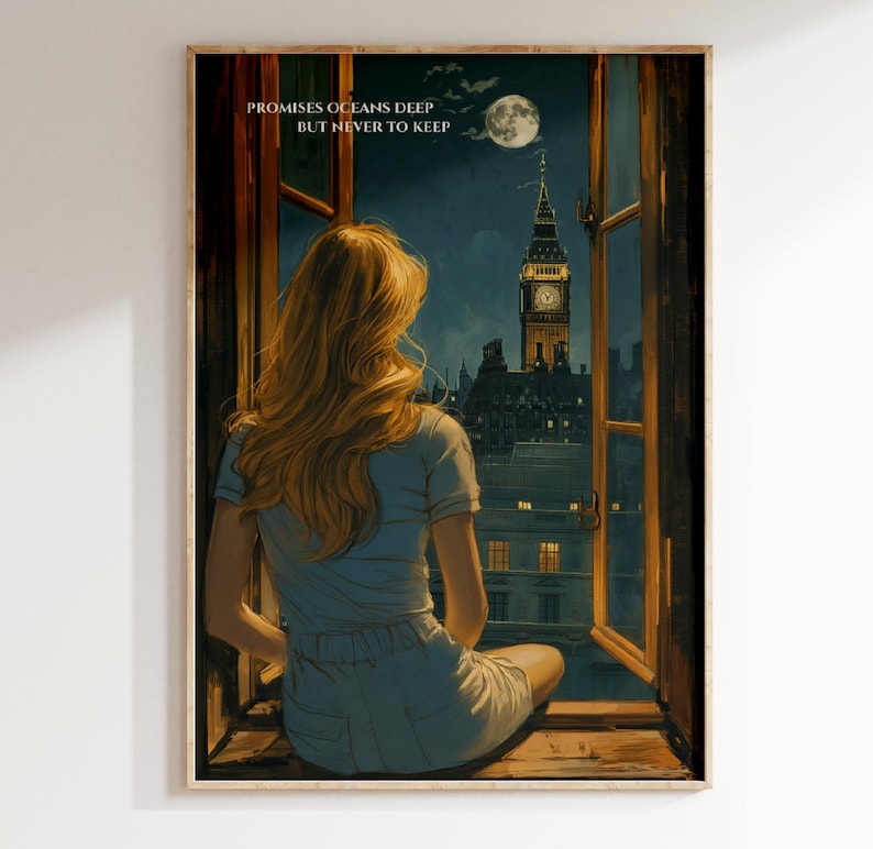 Peter Vintage Print, Taylor Swift Wall Art Poster, Song Lyrics Bridge ...