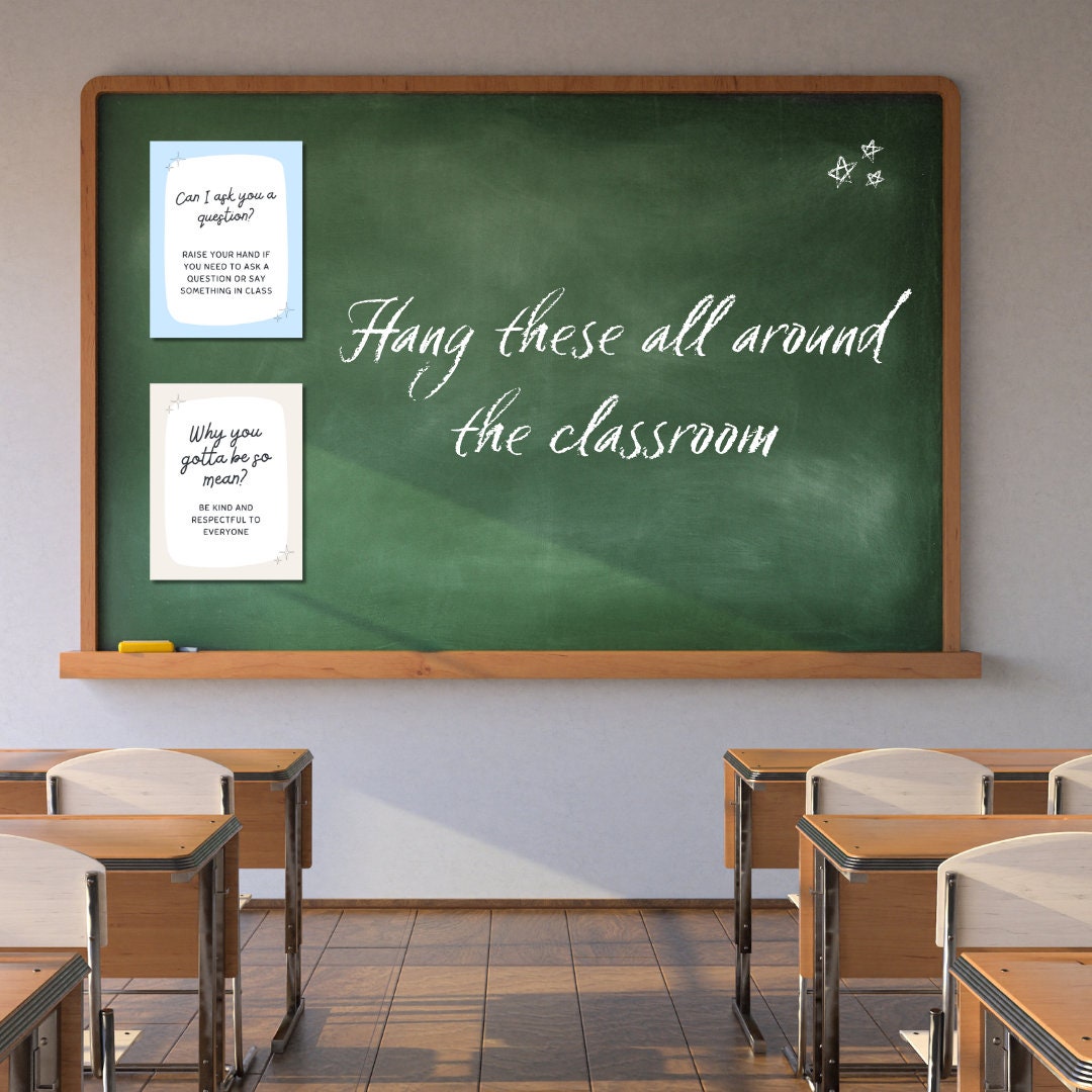 Swift Classroom Rule Poster Decor, Taylor Swift Inspired Classroom ...