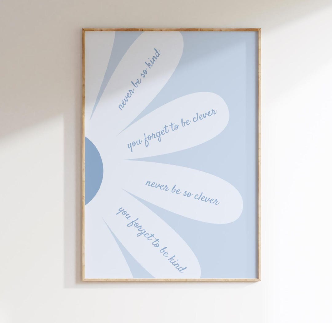 Marjorie Poster Blue, Printable Wall Art, Subtle Swift Art, Minimalist ...