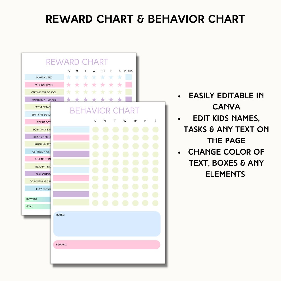Editable Reward Bucks for Kids, Play Money, Pretend Money, Printable ...