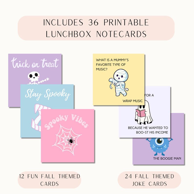 Printable Lunch Notes, Lunch Box Jokes, Back to School, Lunch Notes ...