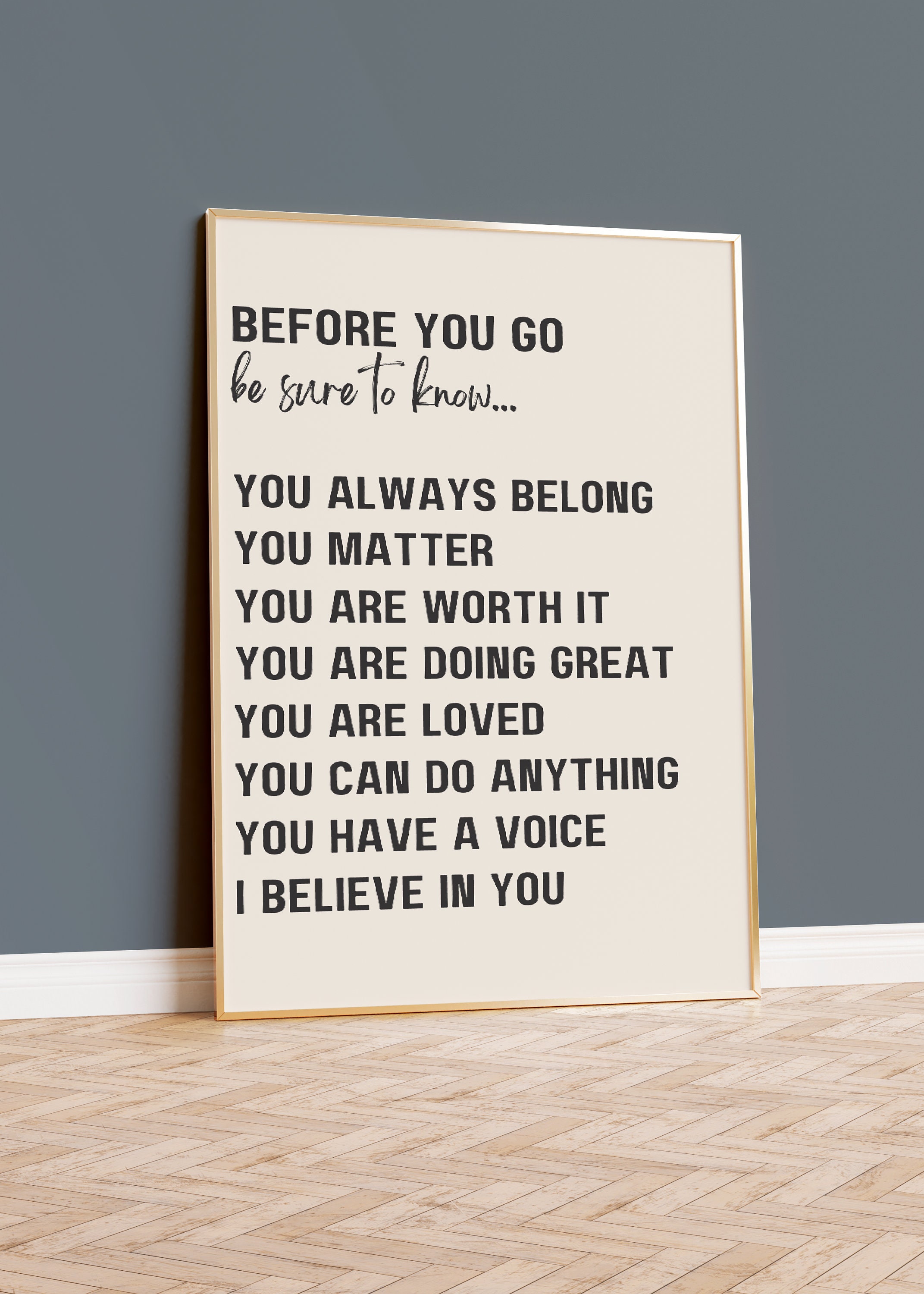 Affirmation Wall Art for Kids, Inspirational Classroom Decor, Kids Room ...