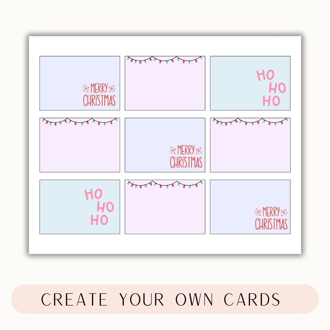 Lunch Box Notes for Kids, Lunchbox Notes for Christmas, Positive ...