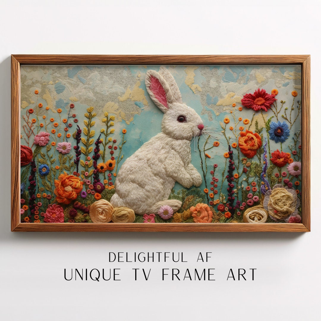 Spring Frame TV Art, Oil Painting Digital Art, Easter Frame TV Art ...