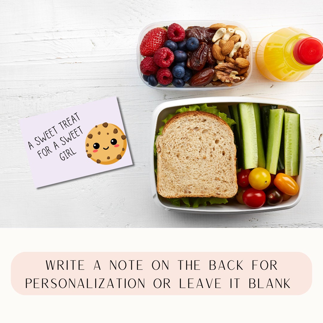 Lunch Box Notes for Kids, Lunchbox Notes for Girls, Positive ...