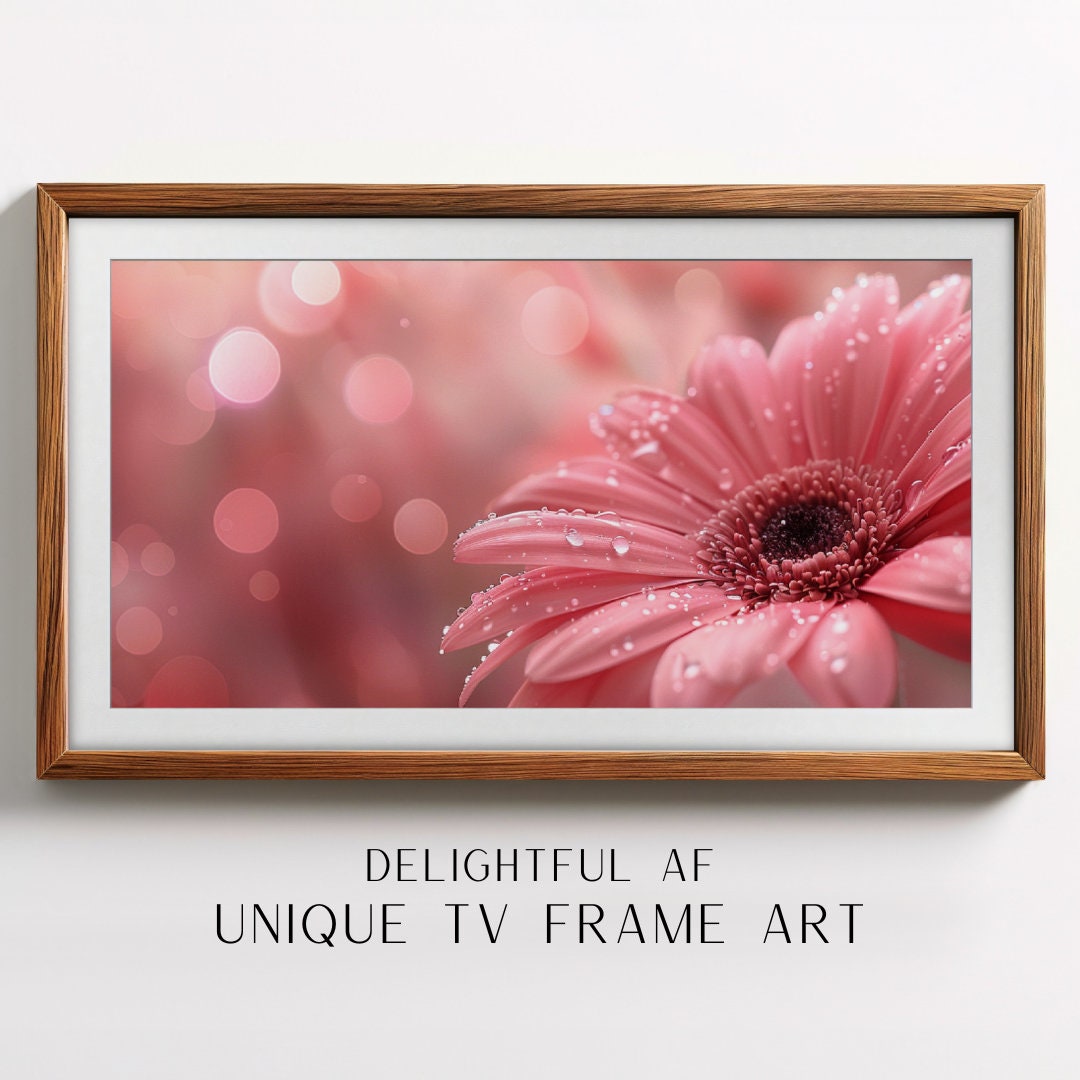Pink Frame TV Art, Samsung Frame Tv, Girly Frame Tv, Aesthetic TV Art ...