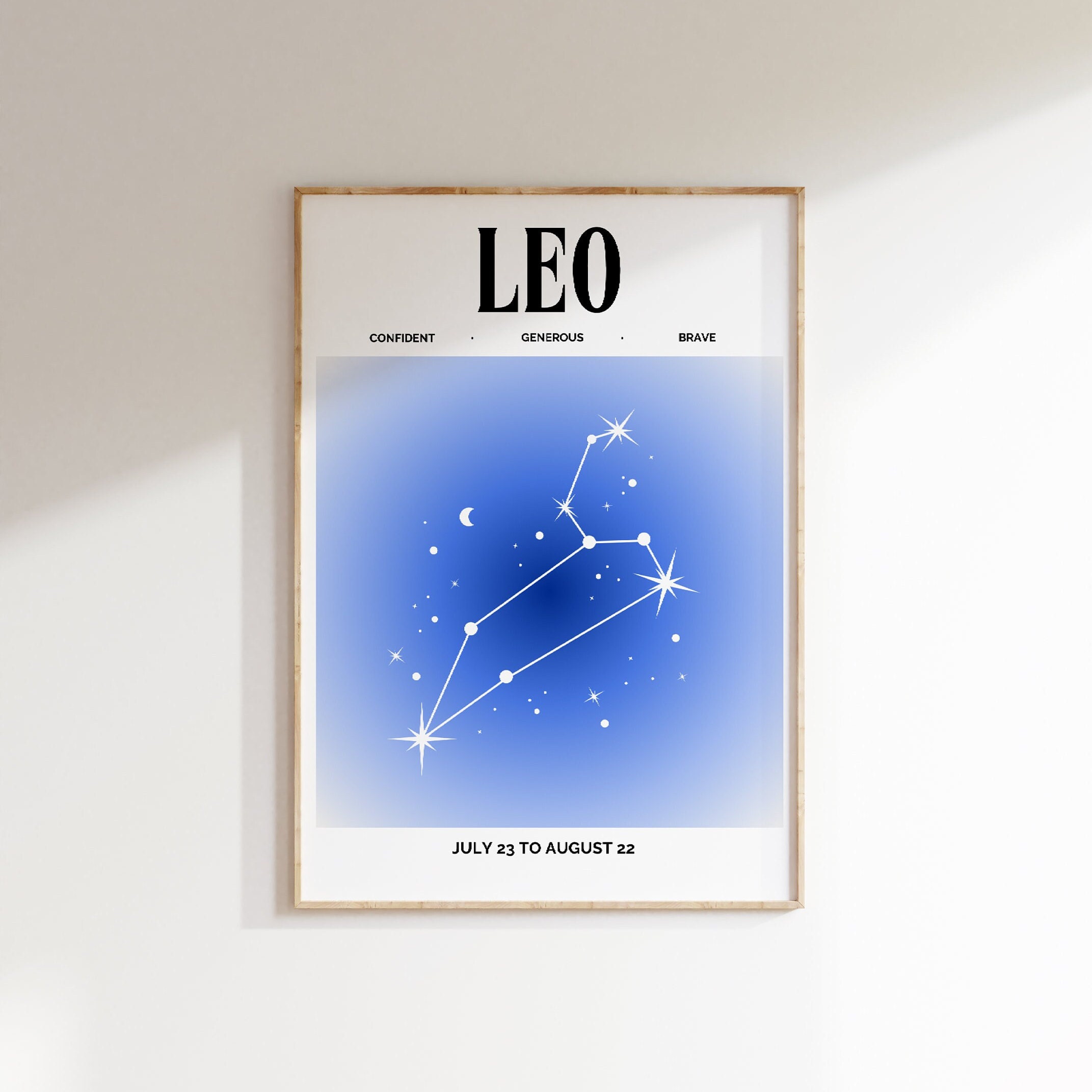 Set of 12 Zodiac Sign Poster Bundle, Zodiac Picture, Astrology Poster ...