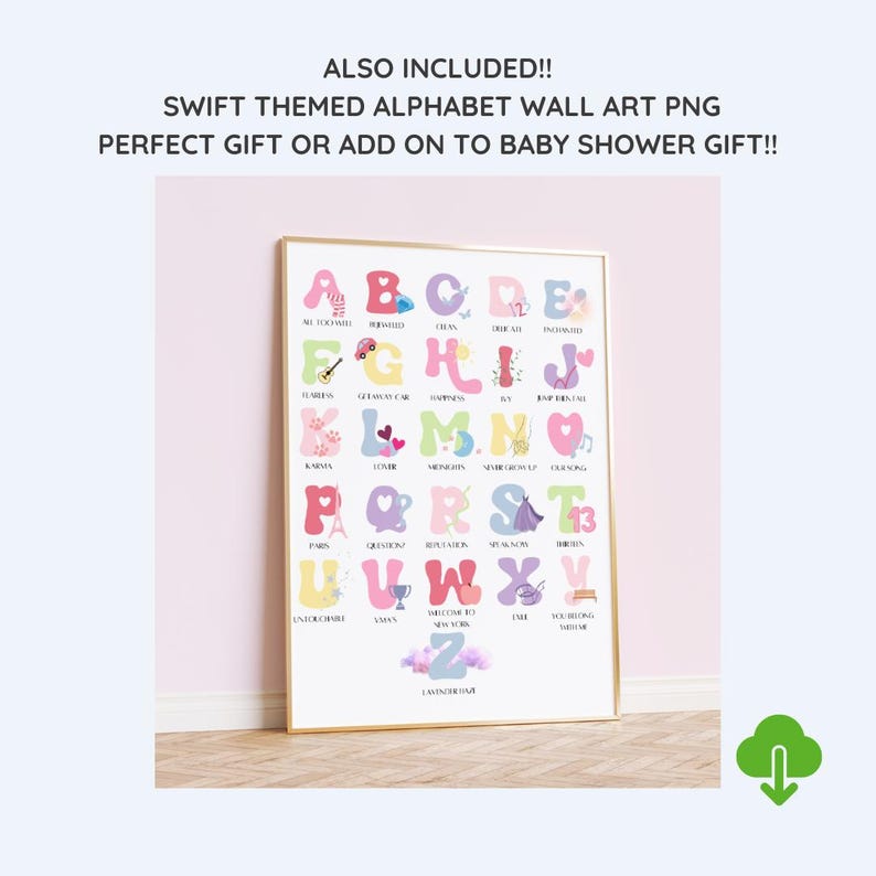 Taylor Themed Baby Shower Games Bundle: Lyric Coloring, Word Search ...