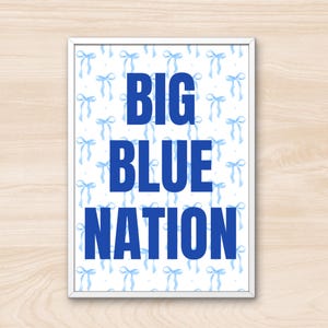 Kentucky Wildcats Dorm Decor: Big Blue Nation Floral Print (digital ...