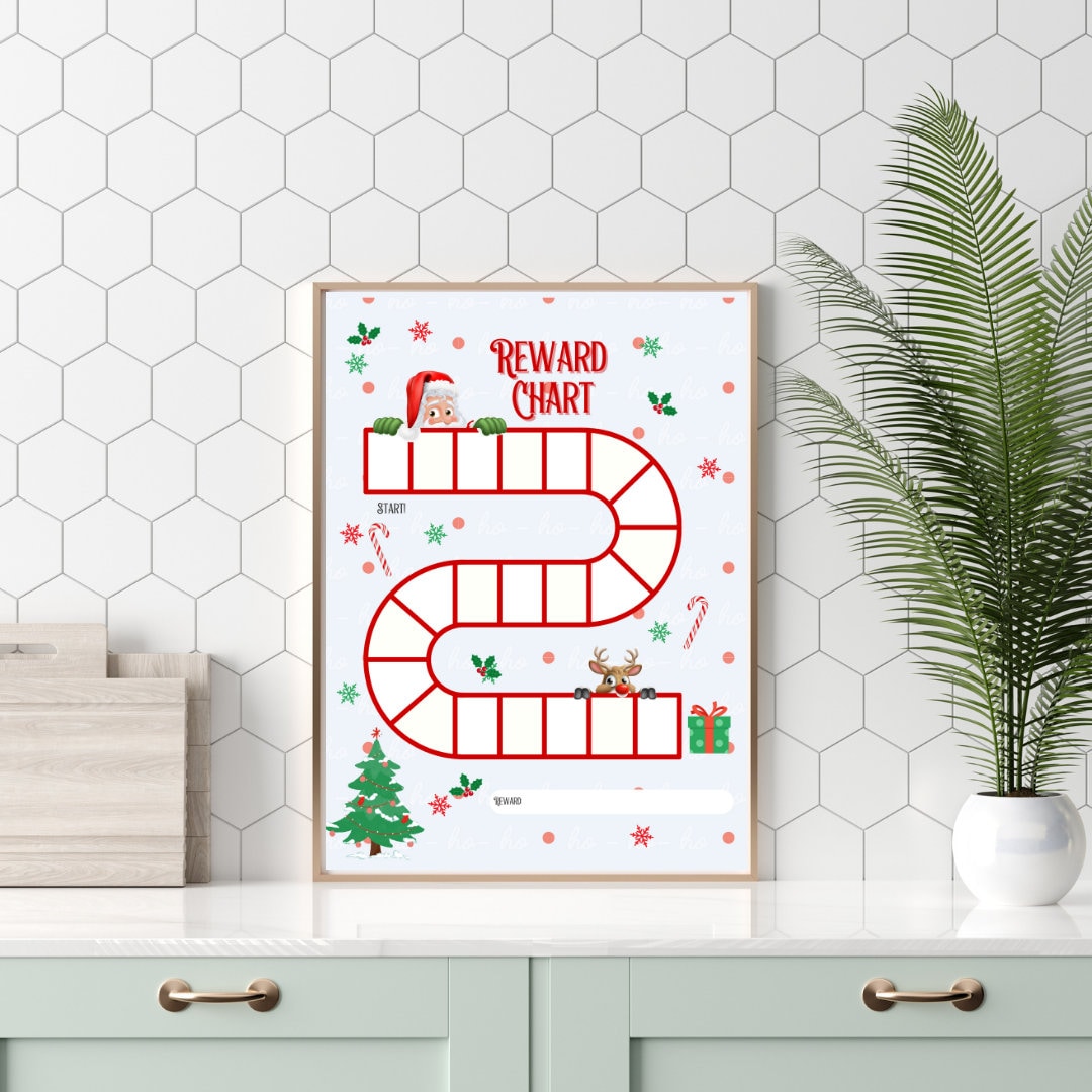 Printable Christmas Chart Christmas Behavior Chart Holiday - Etsy