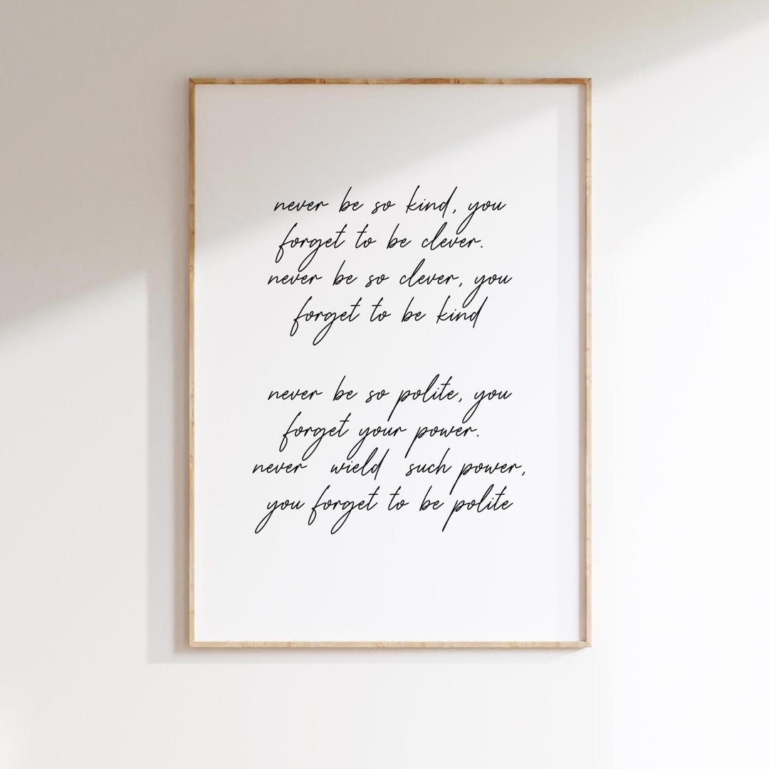 Marjorie Lyric Poster: Minimalist Wall Art (digital Download) - Etsy