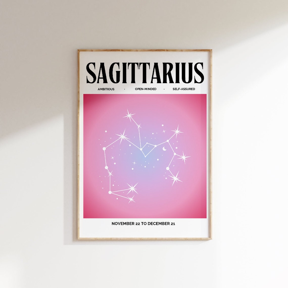Set of 12 Zodiac Sign Poster Bundle, Zodiac Picture, Astrology Poster ...