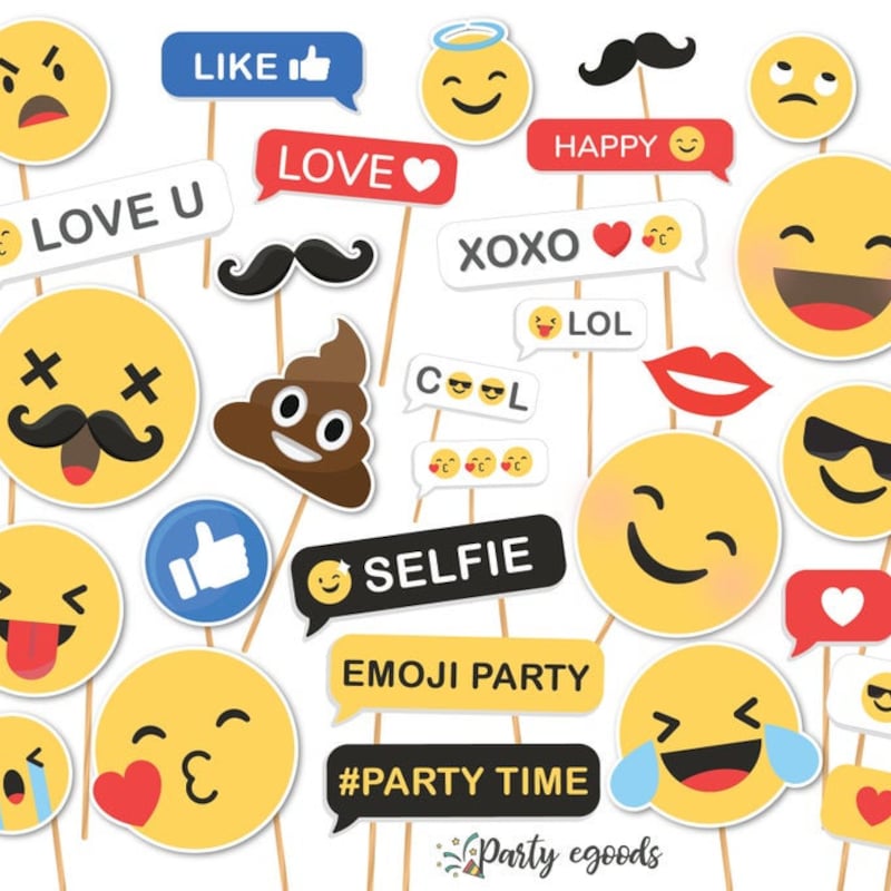 Emojis Photo Booth - Etsy
