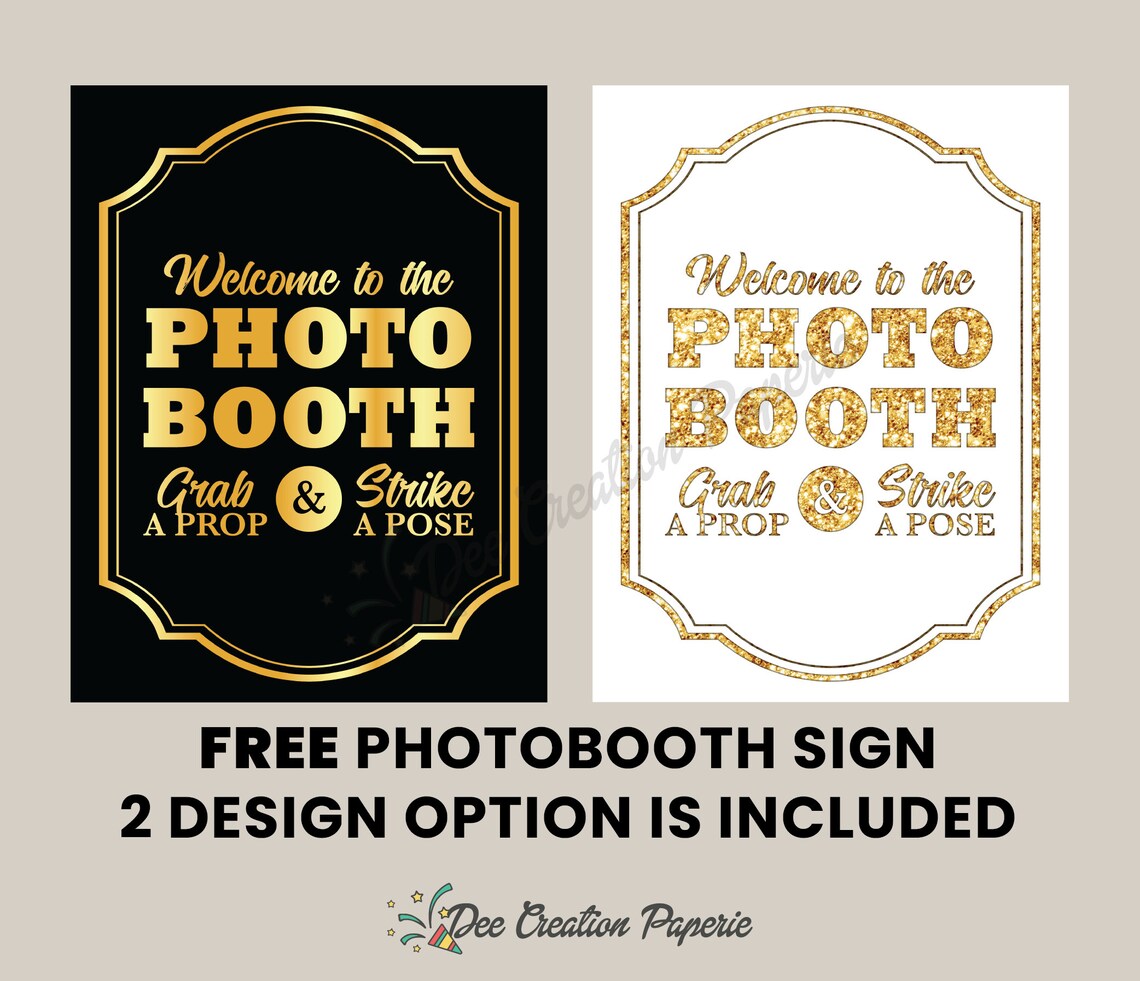 First Communion Gold Glitter Printable Photobooth Props-christening ...