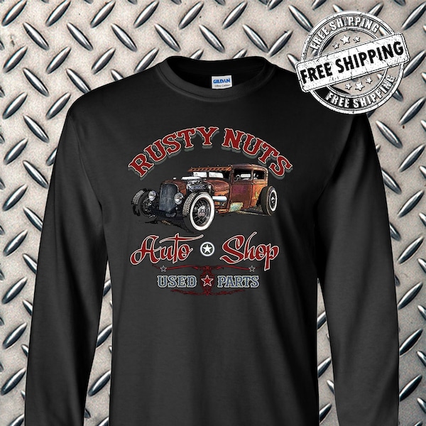 Long Sleeve Hot Rod Shirts - Etsy