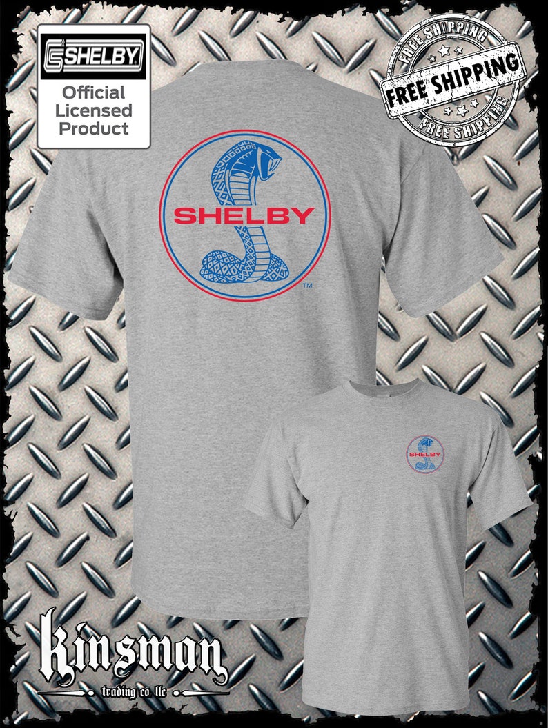 Shelby Cobra Round Logo 2 Sided T-shirt Official Licensed Product - Etsy