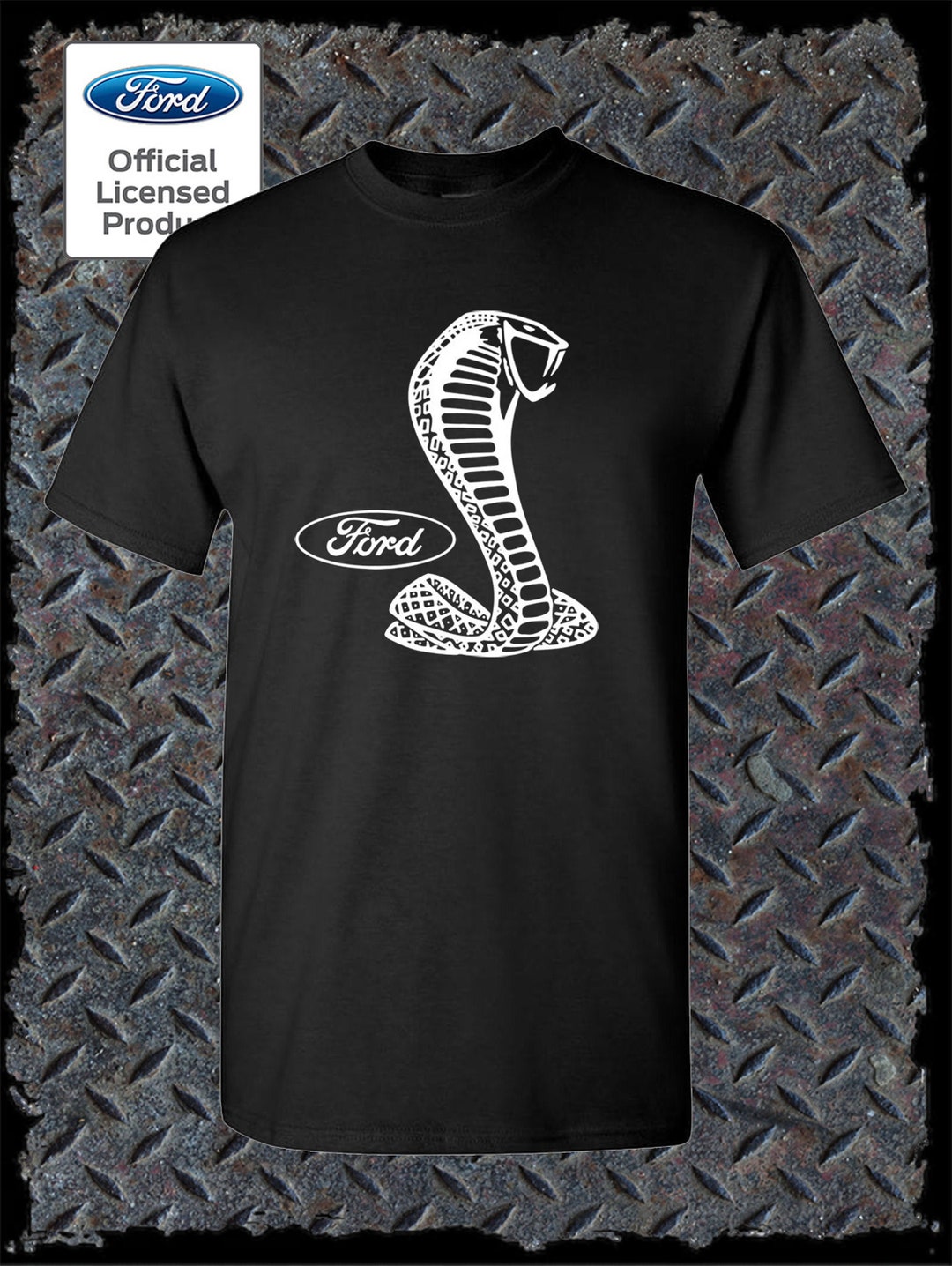 Ford & Shelby Cobra Logo T-shirt - Licensed / Official Product - GT500 ...