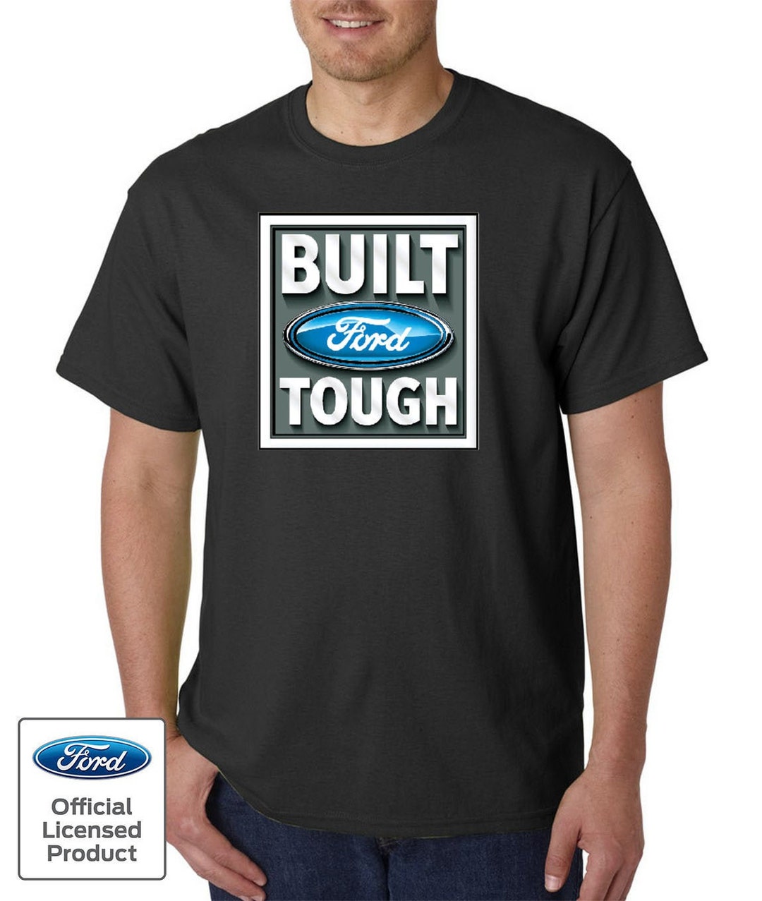 FORD Logo T-shirt built Tough F-150 Mustang USA Sports Car Mud Truck - Etsy