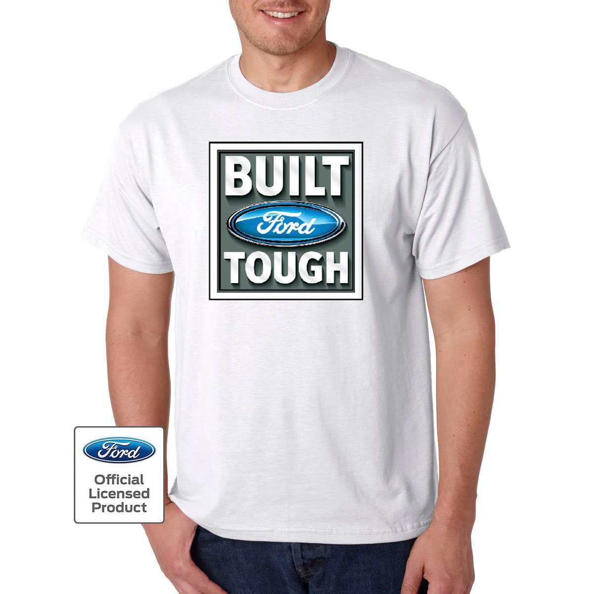 FORD Logo T-shirt built Tough F-150 Mustang USA Sports Car | Etsy